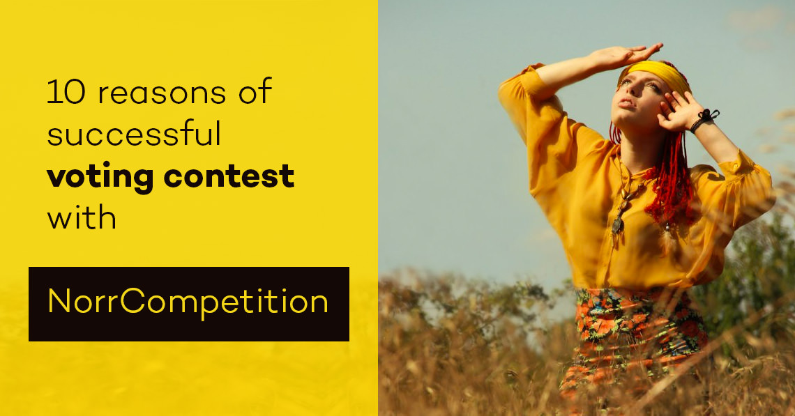 10 reasons of successful voting contest with NorrCompetition
