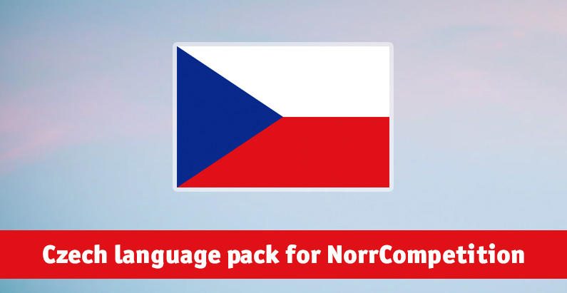 Czech language pack for NorrCompetition added