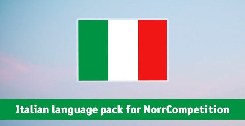 Italian language pack for NorrCompetition added