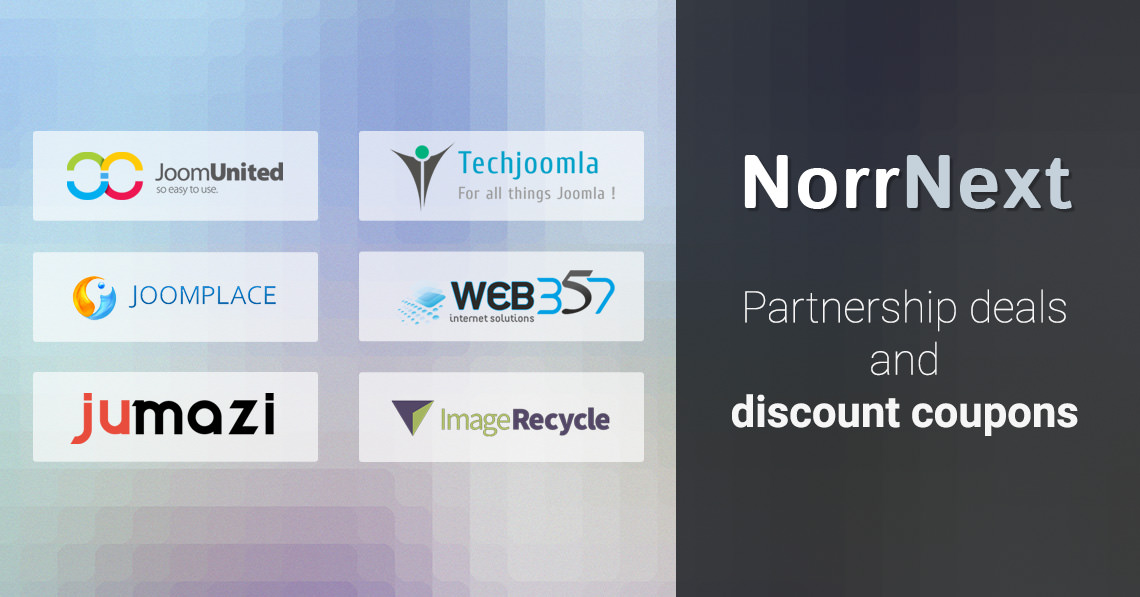 Partnership deals and discount coupons